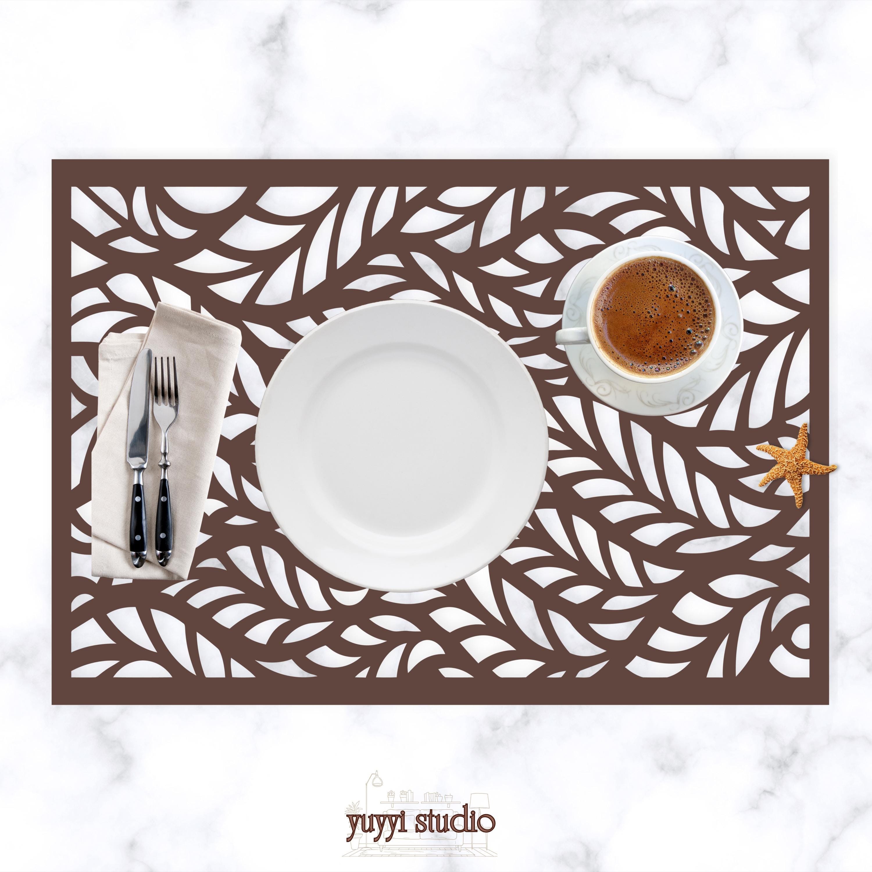 Laser Cut Placemat Designs: Wood Table Mat Collection (digital Download ...