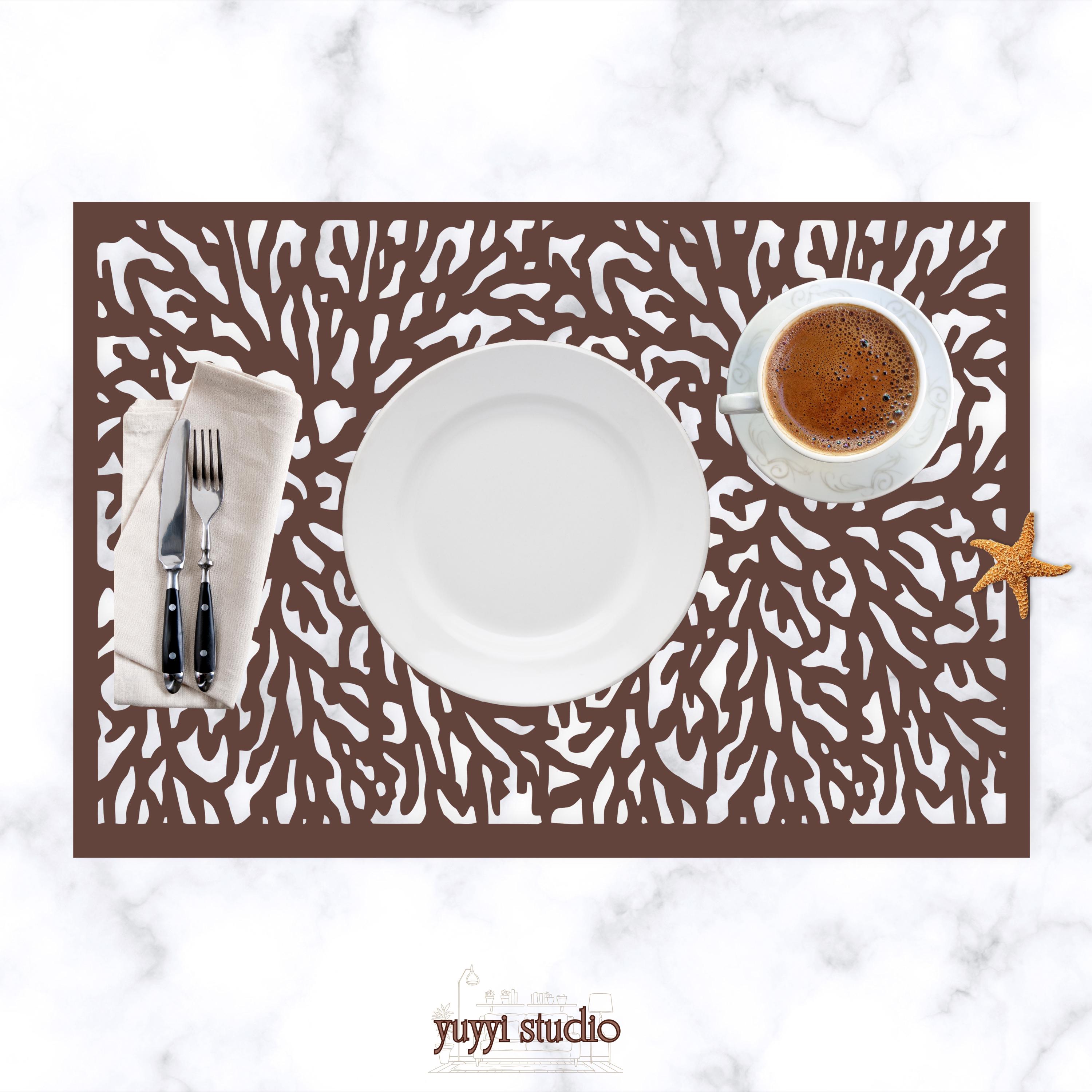 Laser Cut Placemat Designs: Wood Table Mat Collection (digital Download ...
