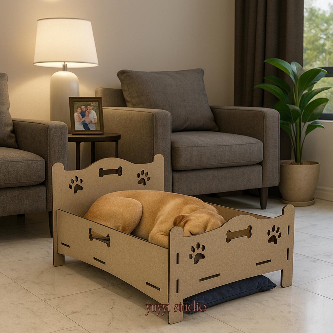 Laser Cut MDF Pet Bed DIY Kit: Modern Design (6mm, Digital Files - Etsy
