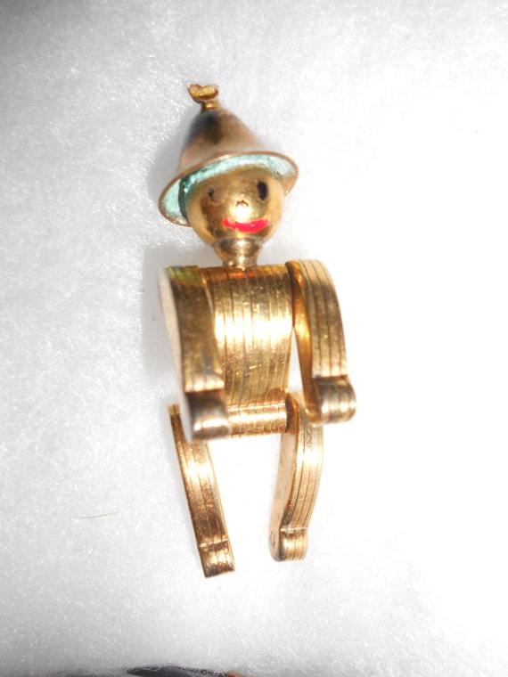 Tin Man Posable Articulated Industrial Art Deco Golde… - Gem