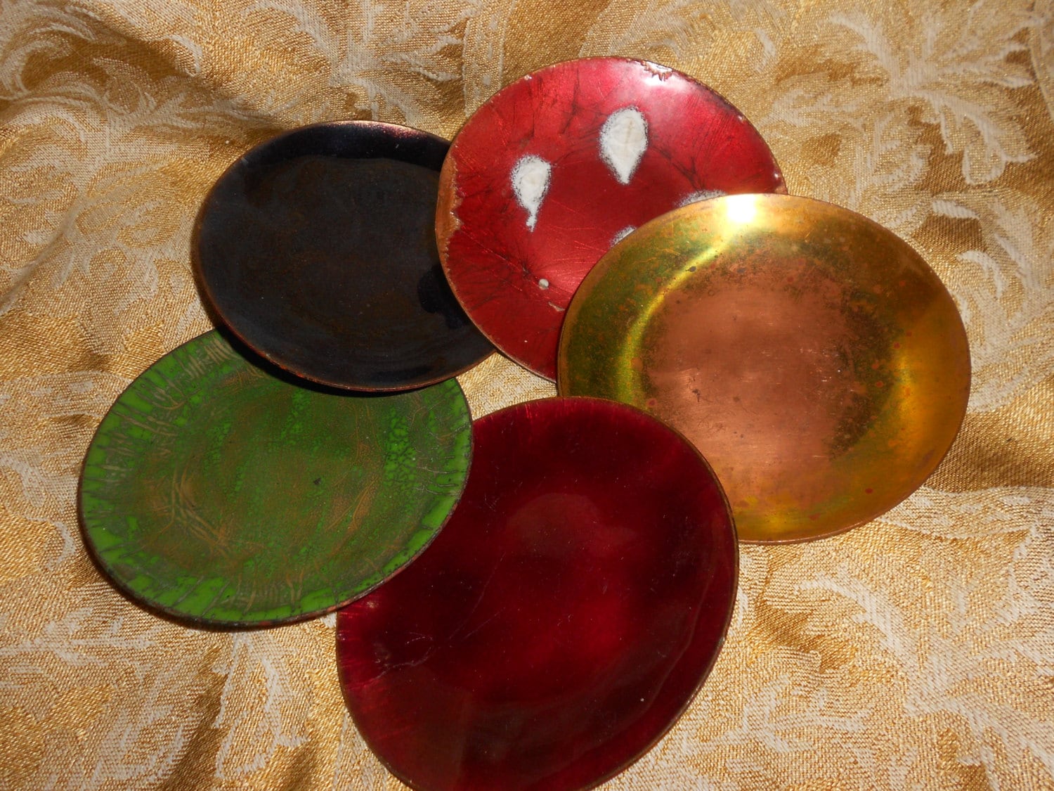 Decorative Trays Home Décor Set of Mid-Century Trinket Trays Home ...