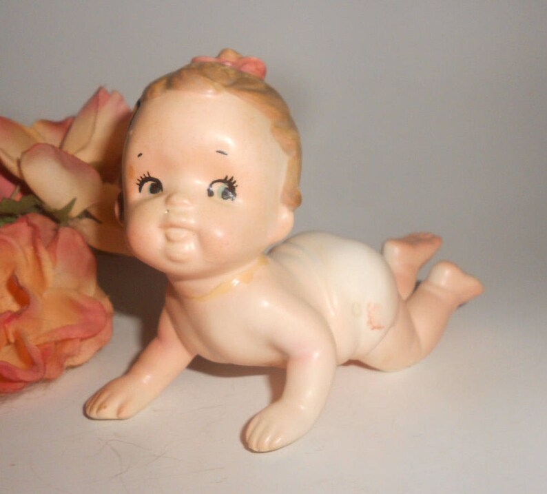 Piano Babies (3)- Vintage Bisque Porcelain Cuties (3) Whimsical Piano ...