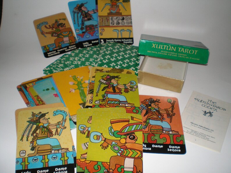 Mayan Tarot Xultun Rare 1976 1st Edition Fortune | Etsy