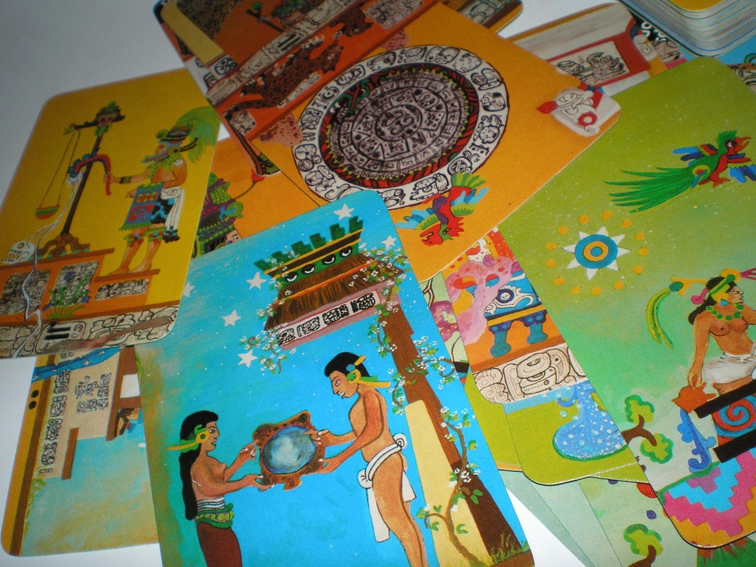 Mayan Tarot "xultun" Rare 1976 1st Edition Fortune Telling Cards ...