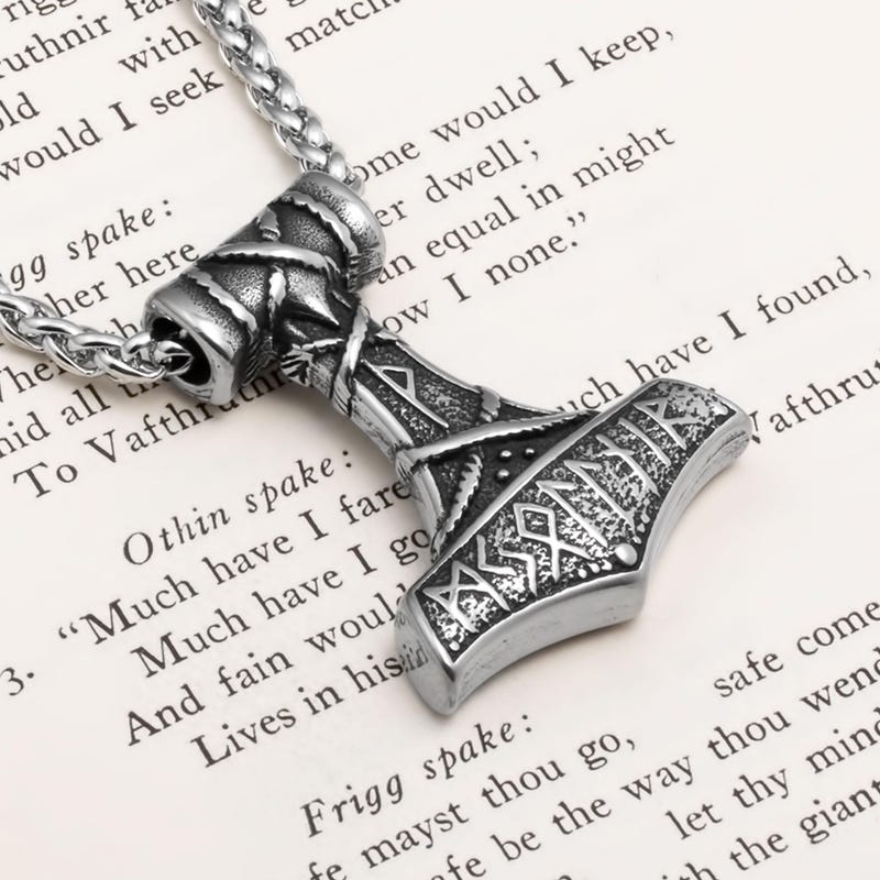 Mjolnir Pendant Necklace - Etsy