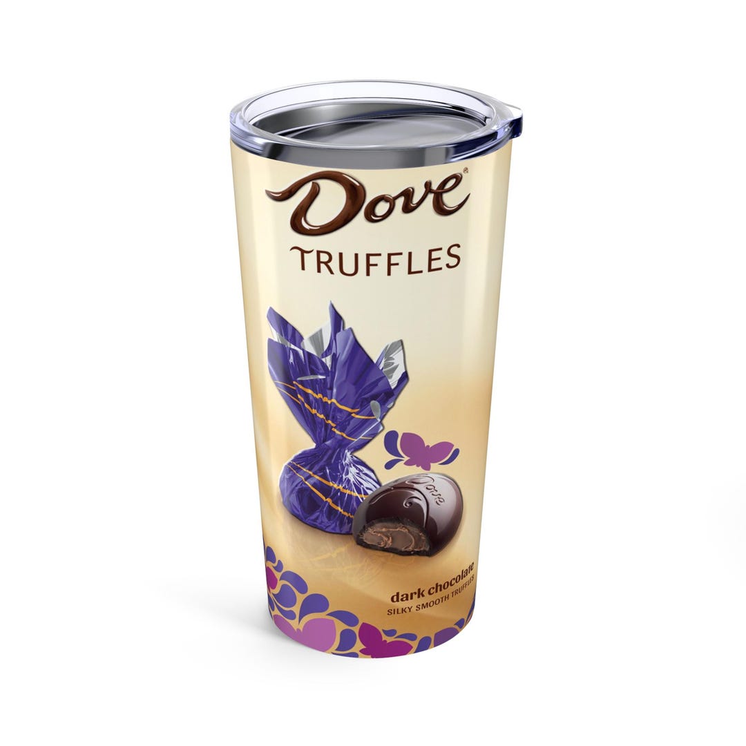 Dove Truffles Chocolate Themes 20oz Tumbler for Chocolate Lovers Ideal ...