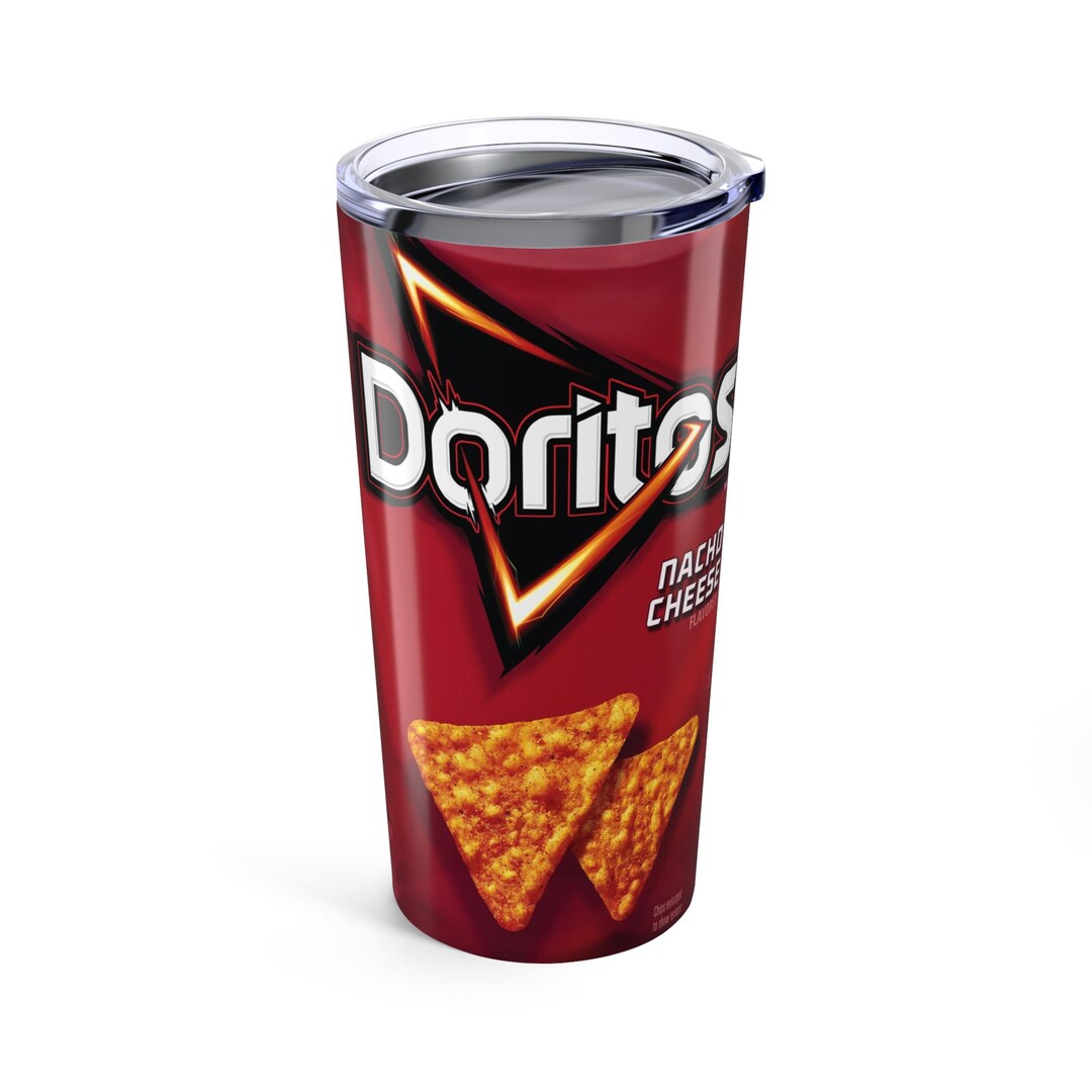 Doritos Nacho Cheese 20oz Tumbler, Fun Snack Lover's Travel Mug ...