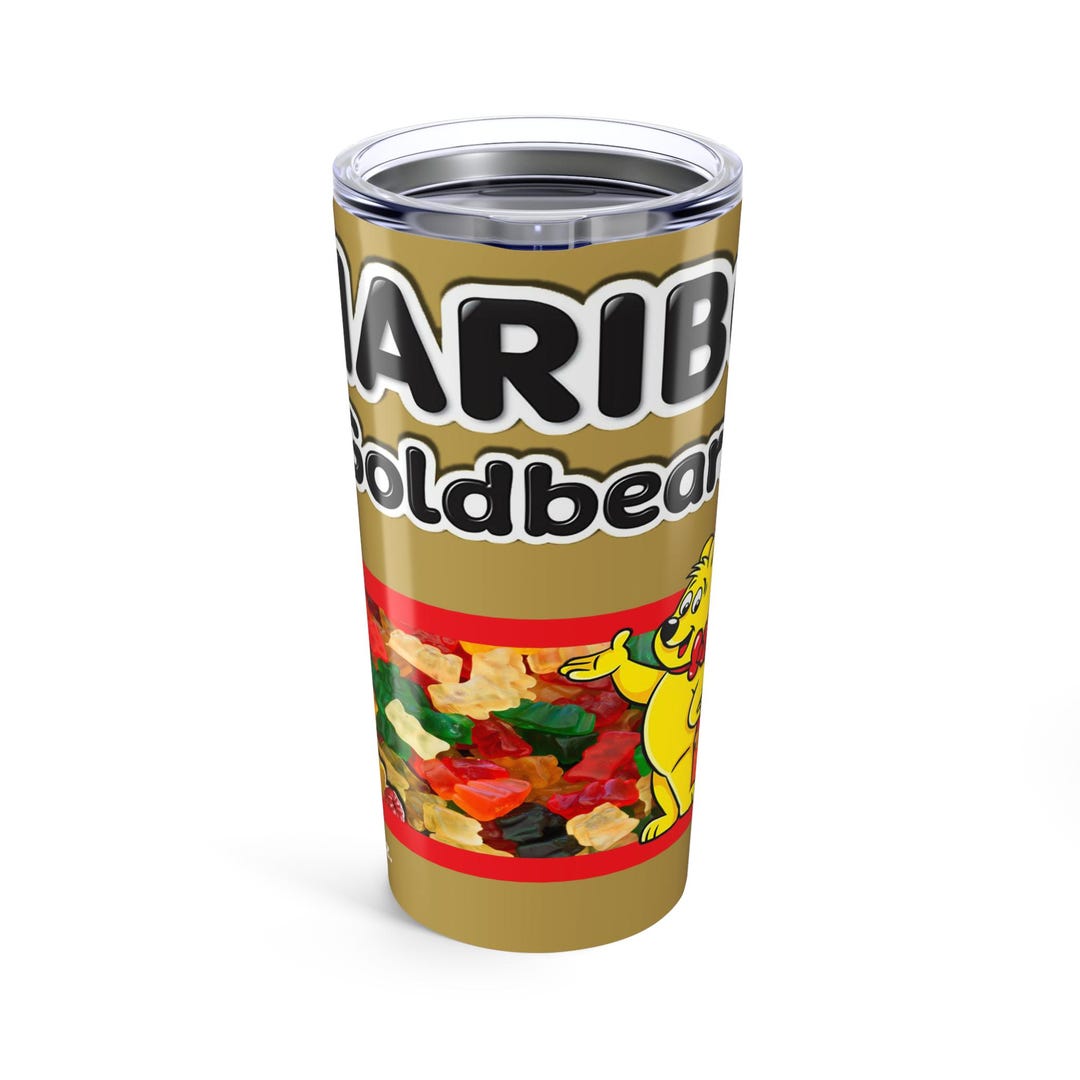 Haribo Goldbears 20oz Tumbler - Fun Candy Design, Gift for Candy Lovers ...
