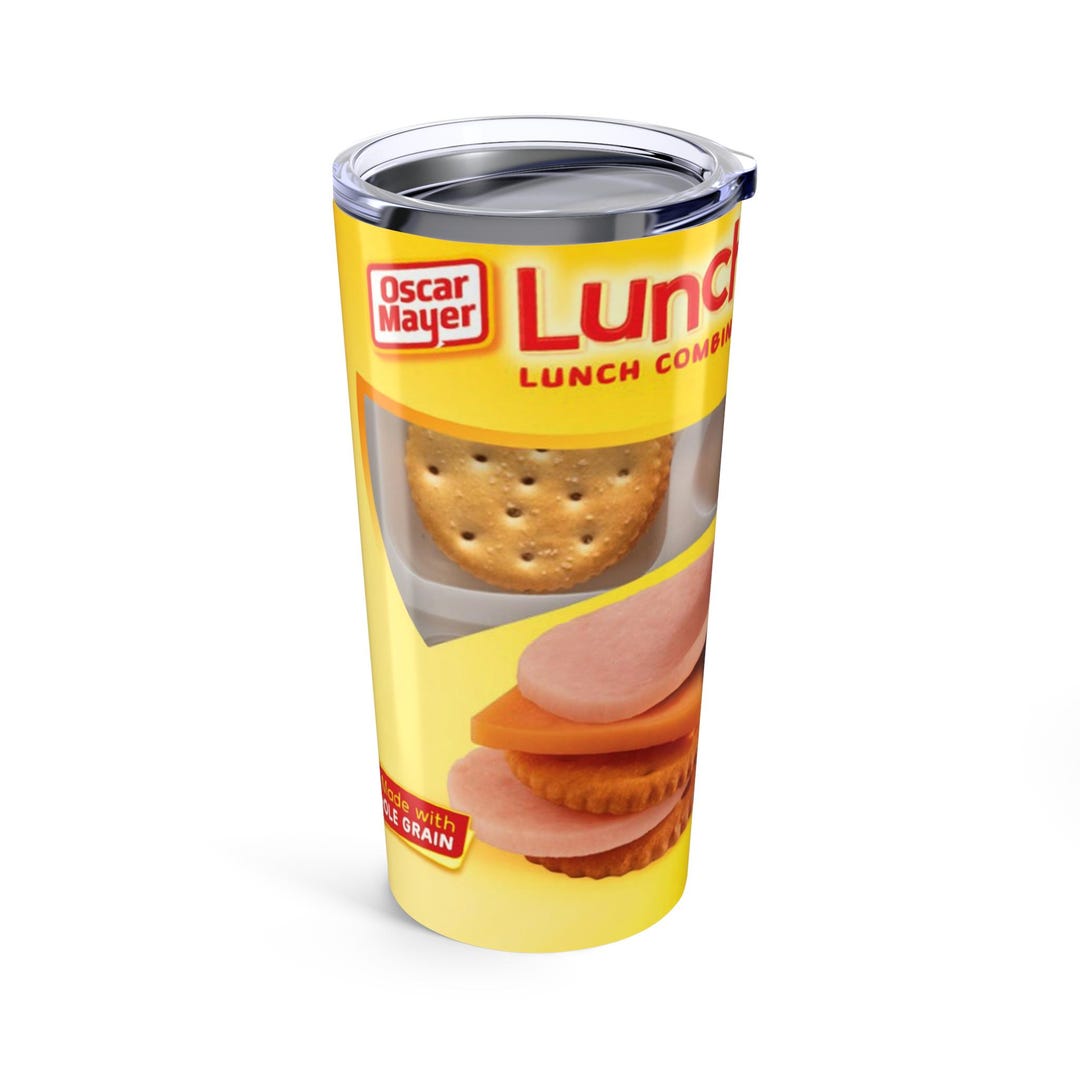 Snack Lover's Tumbler | Fun Lunchables 20oz Container, Perfect for ...
