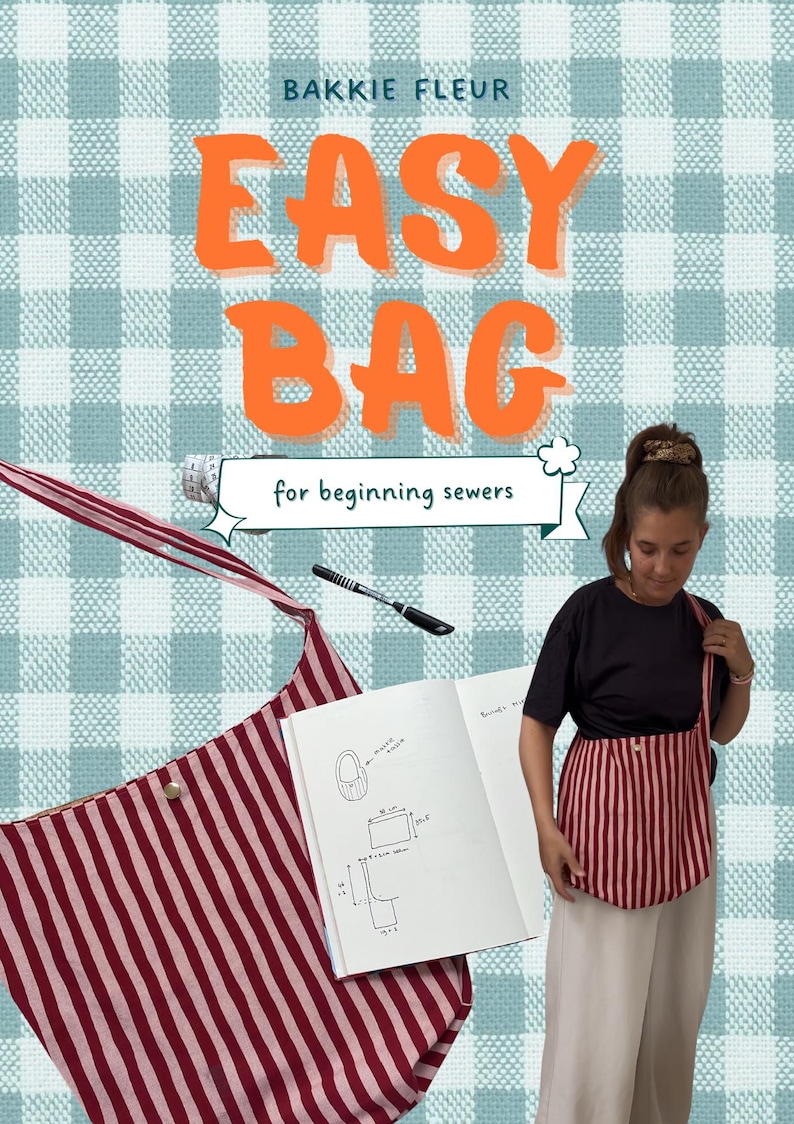 PDF Sewing Pattern Bag | Beginner-friendly | Digital Download | Simple ...