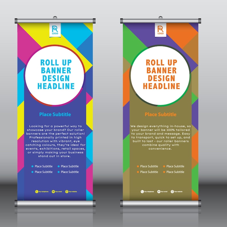 Custom Roller Banner- Pull up Banner for Events, Pop up Stand, Business ...