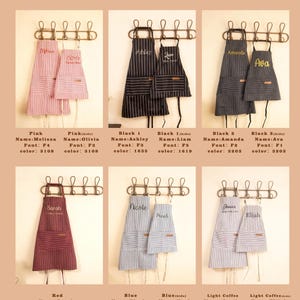 Personalized Kids Apron With Pockets, Custom Toddler Cooking Apron for ...
