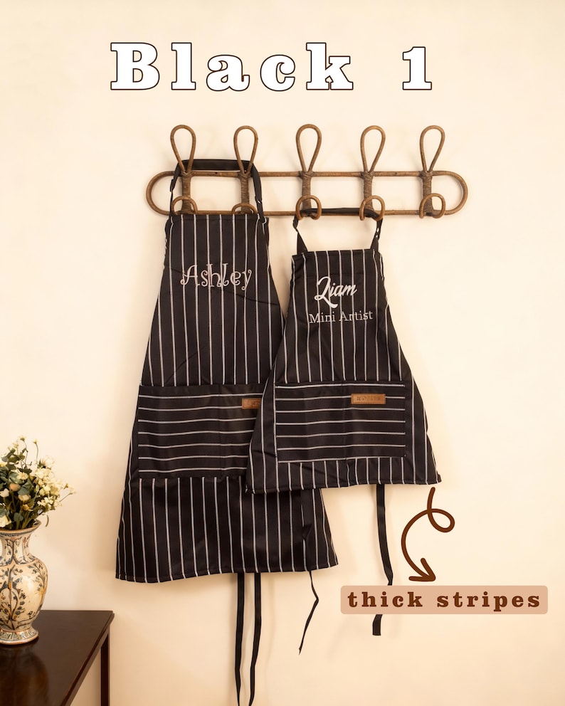 Personalized Barista Apron, Custom Chef and Artist Apron With Pockets ...