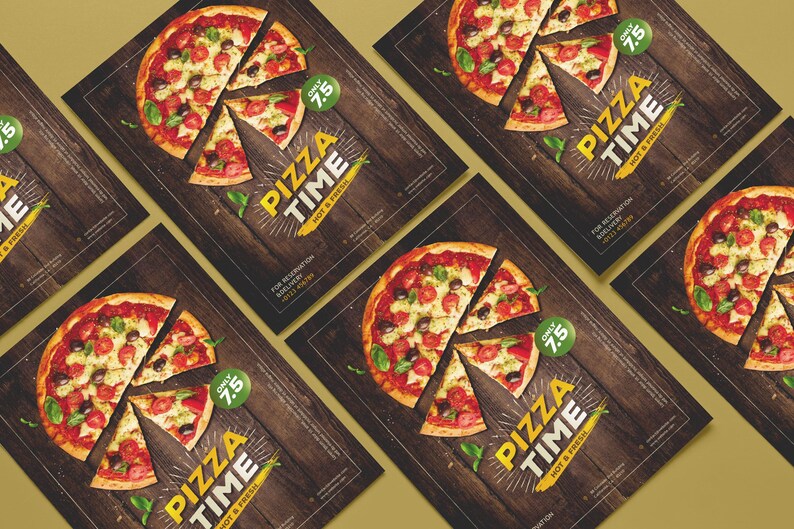 Diy Delicious Pizza Flyer / Social Media Post for Pizza Shop/ Editable ...