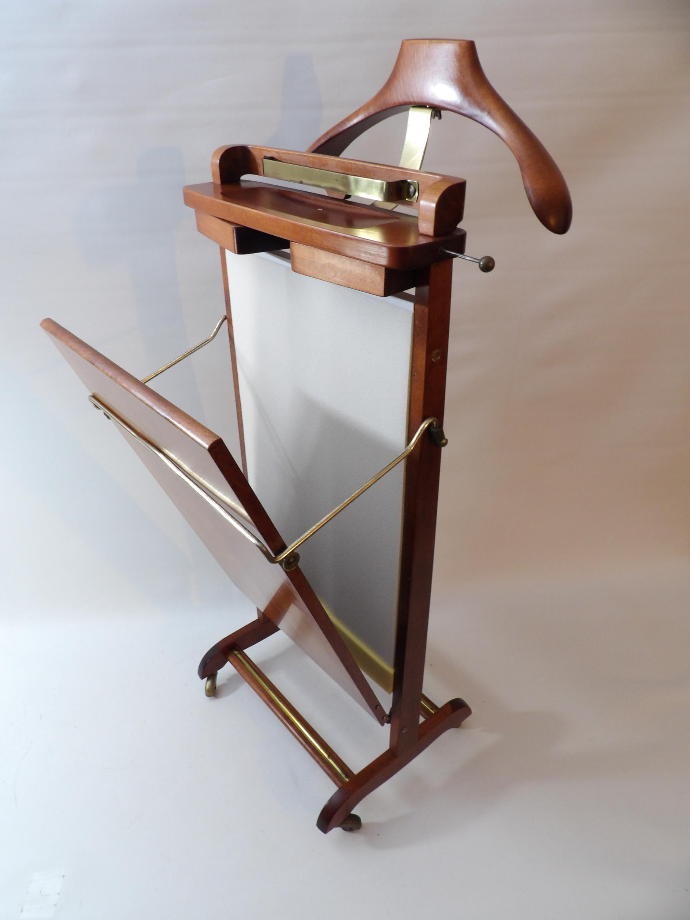 1950s Vintage Italian Valet Butler Clothes Stand Fratelli Reguitti Ico ...