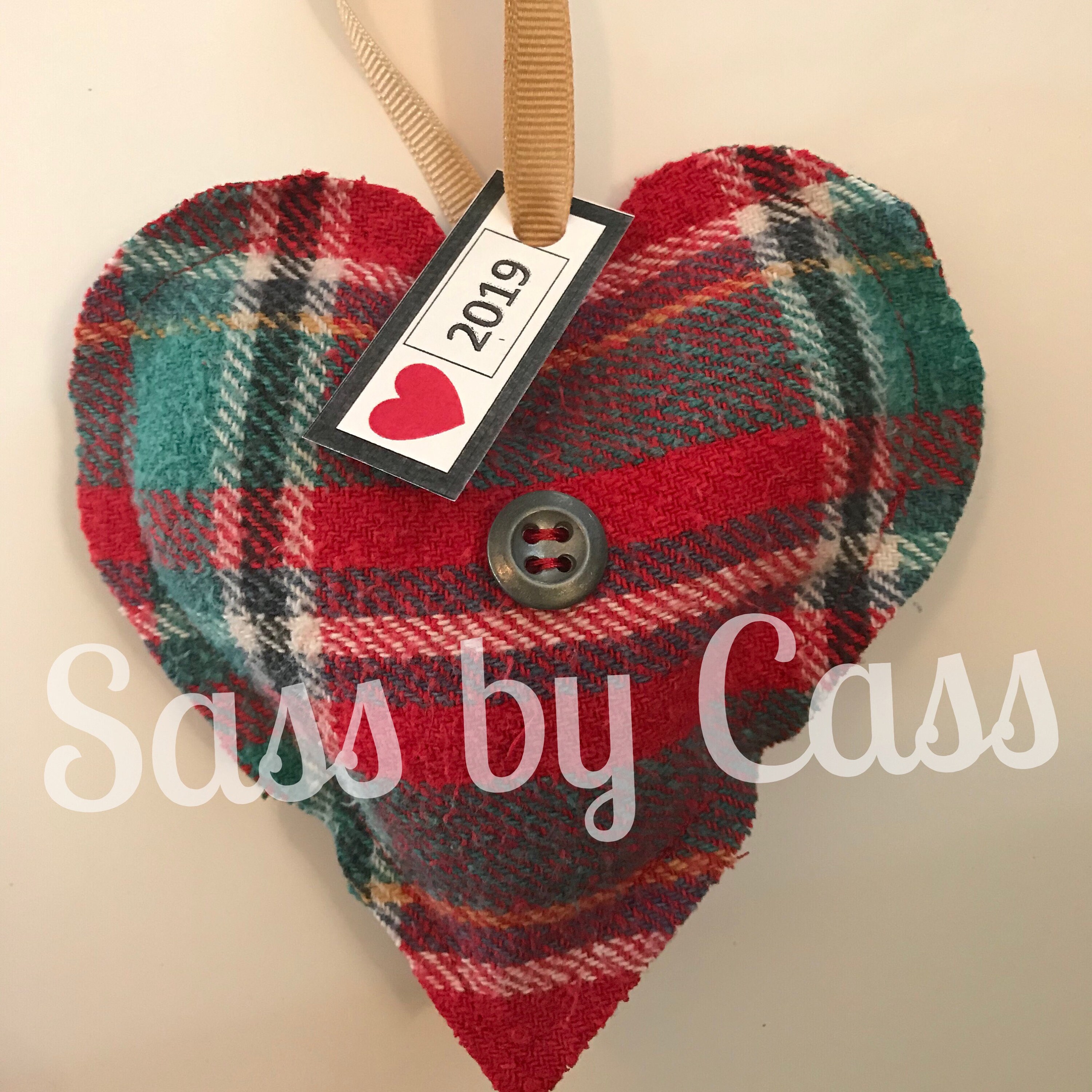 6 Custom Made Memory Heart Ornaments - Etsy