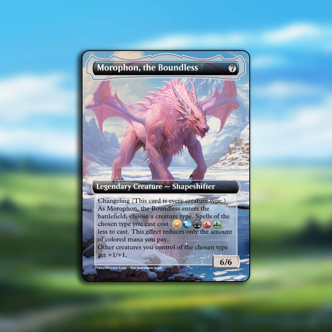Morophon, the Boundless MTG Proxy - Custom Game Cards for Commander ...