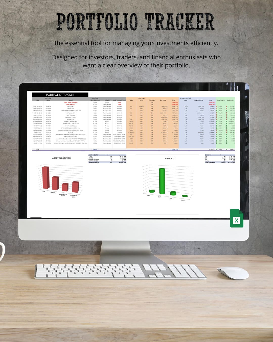 PORTFOLIO TRACKER - Your Ultimate Investment Management Tool - Etsy