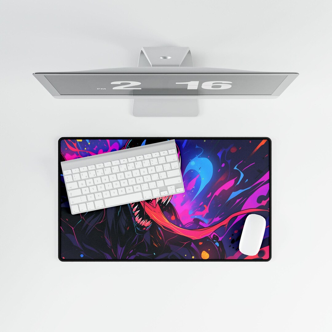 Graphic Gaming Desk Mat - Venom Inspired, Perfect for Gamers, Home ...