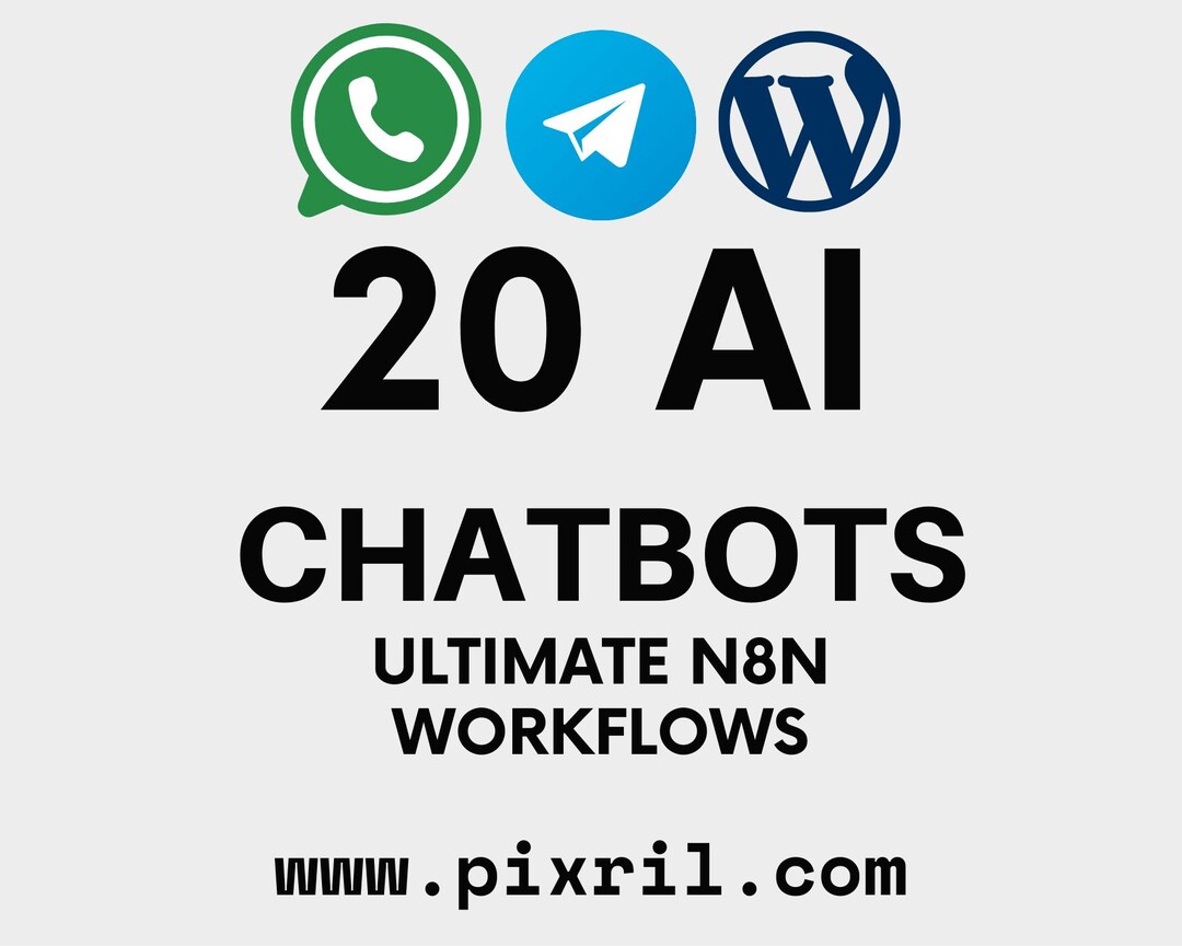 N8n Chatbot Workflows: AI Agents for Whatsapp, Telegram & Websites ...