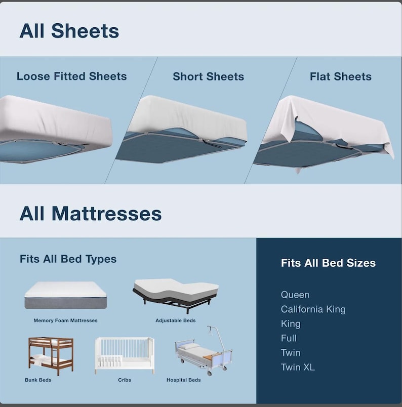 Bed Scrunchie: 360 Bed Sheet Holder Straps With Clips - Etsy Australia