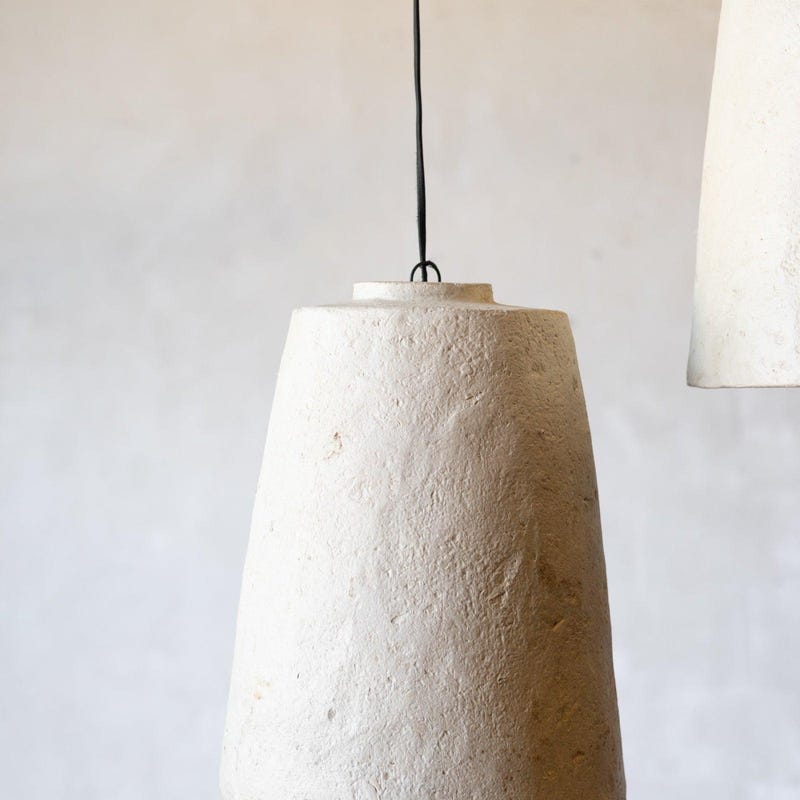 Paper Mache Pendant Light - Etsy