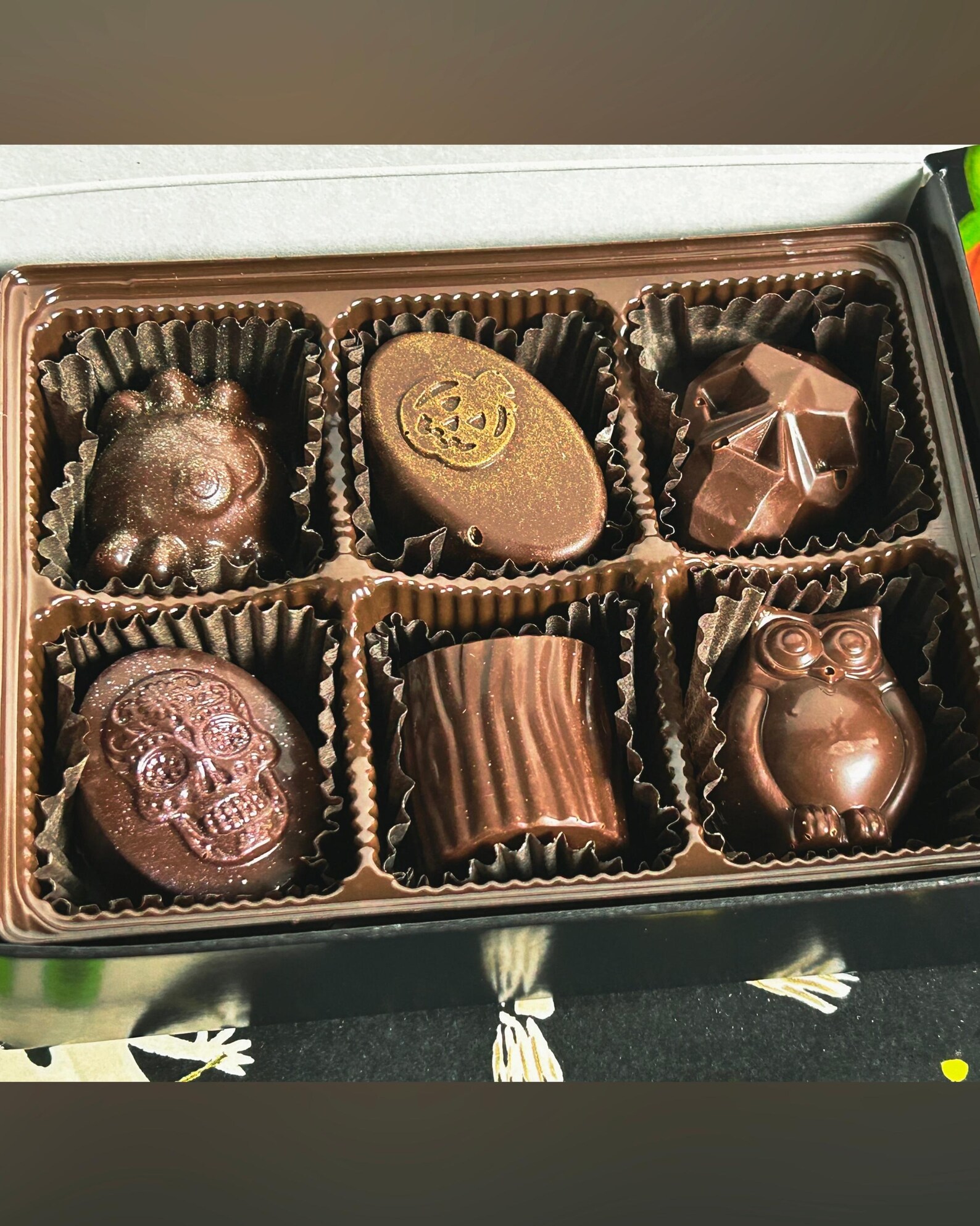 Halloween Sampler Chocolates Box - Small - Etsy