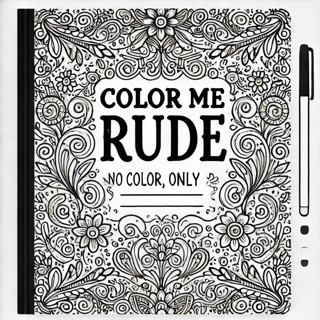 Sweary Adult Coloring Book – Printable Cursing Pages for Stress Relief ...