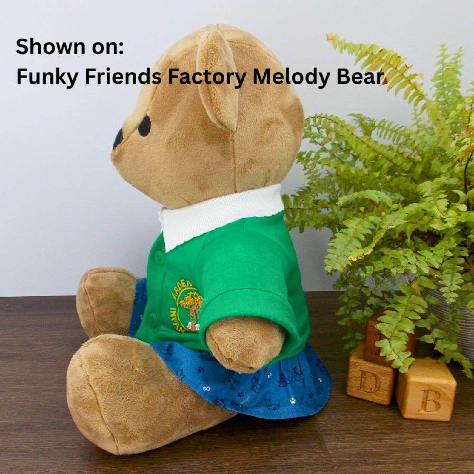 Teddy Bear School Cardigan Sewing Pattern & Tutorial (fits Memory Bears ...
