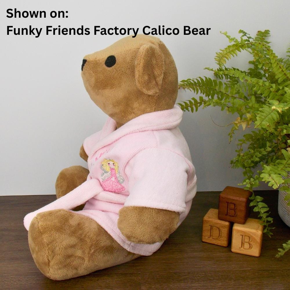 Teddy Bear Dressing Gown Sewing Pattern & Tutorial (fits Memory Bears ...