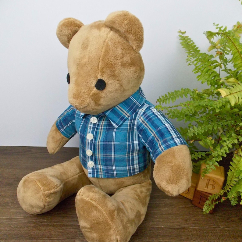 Teddy Bear Shirt PDF Sewing Pattern & Tutorial (fits Simplicity A2115 ...