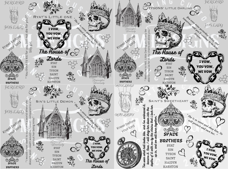 LORDS Book Series SVG - Etsy