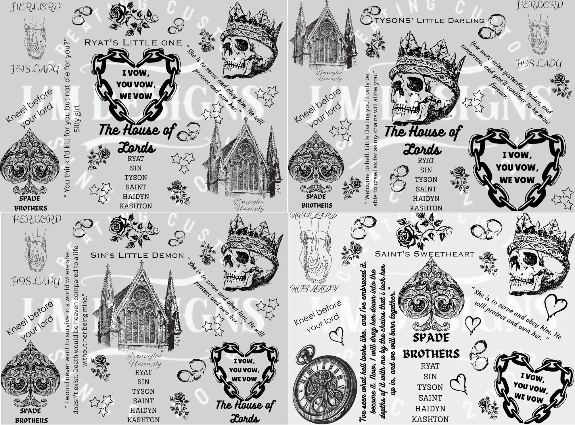 LORDS Book Series SVG - Etsy