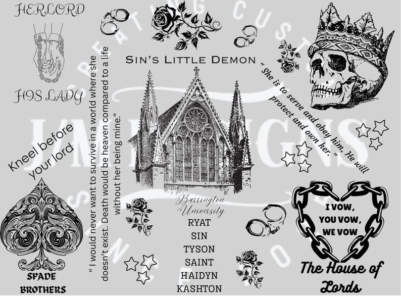 LORDS Book Series SVG - Etsy