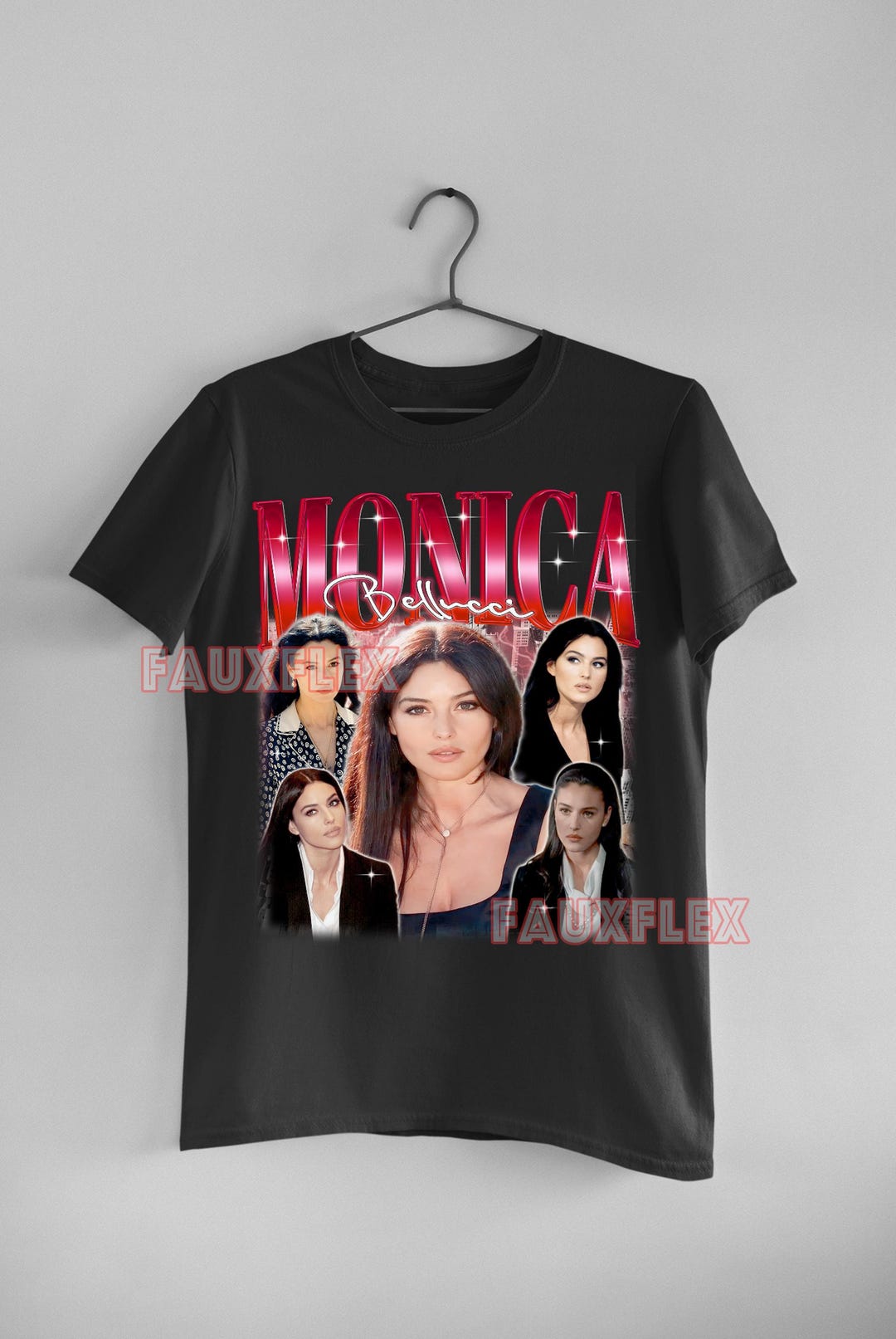 MONICA BELLUCCI Shirt, Monica Bellucci Retro Tshirt, Actress Vintage ...