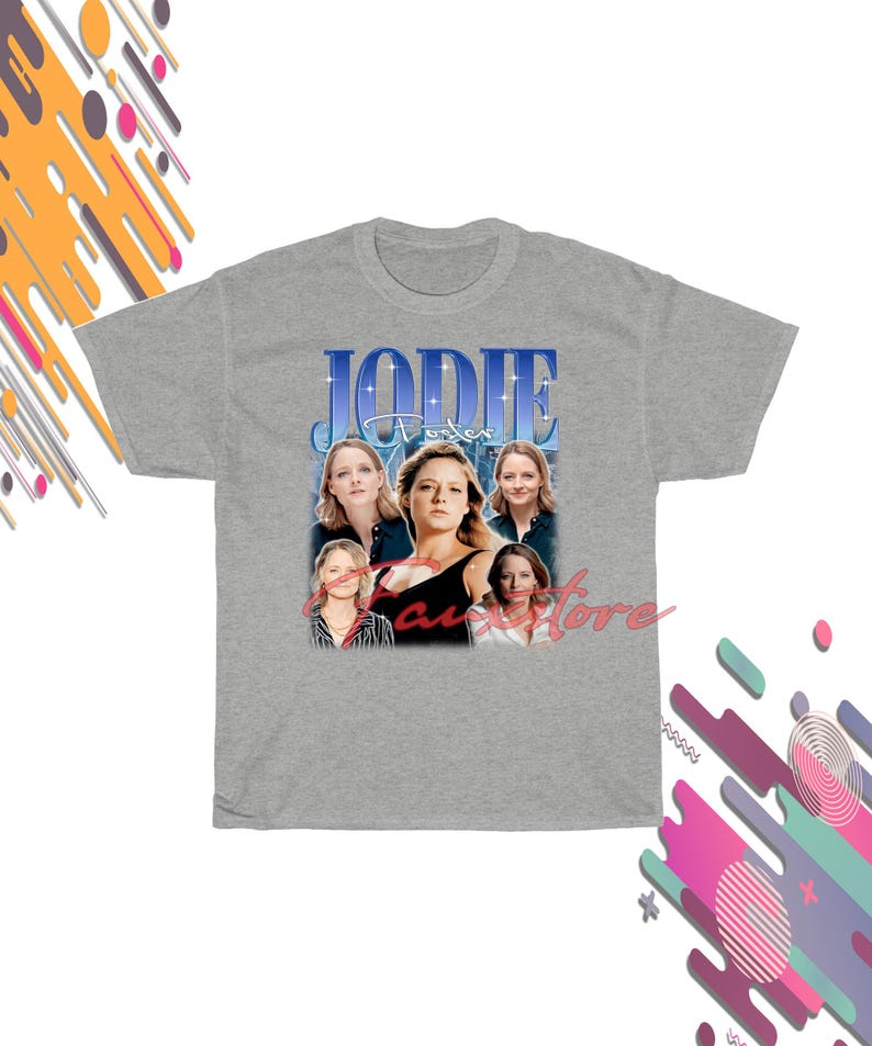 JODIE FOSTER Shirt, Jodie Foster Vintage Fan Tees, Actress Sweatshirt ...