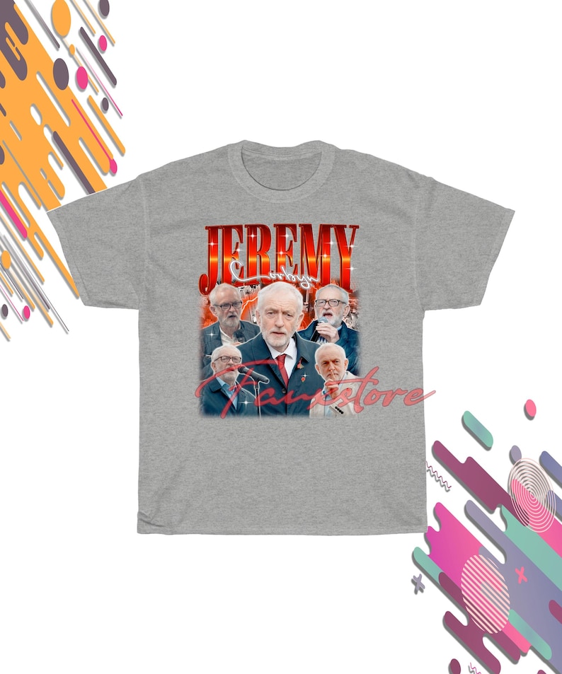 JEREMY CORBYN Shirt, Jeremy Corbyn Retro Tshirt, Politician Vintage Fan ...