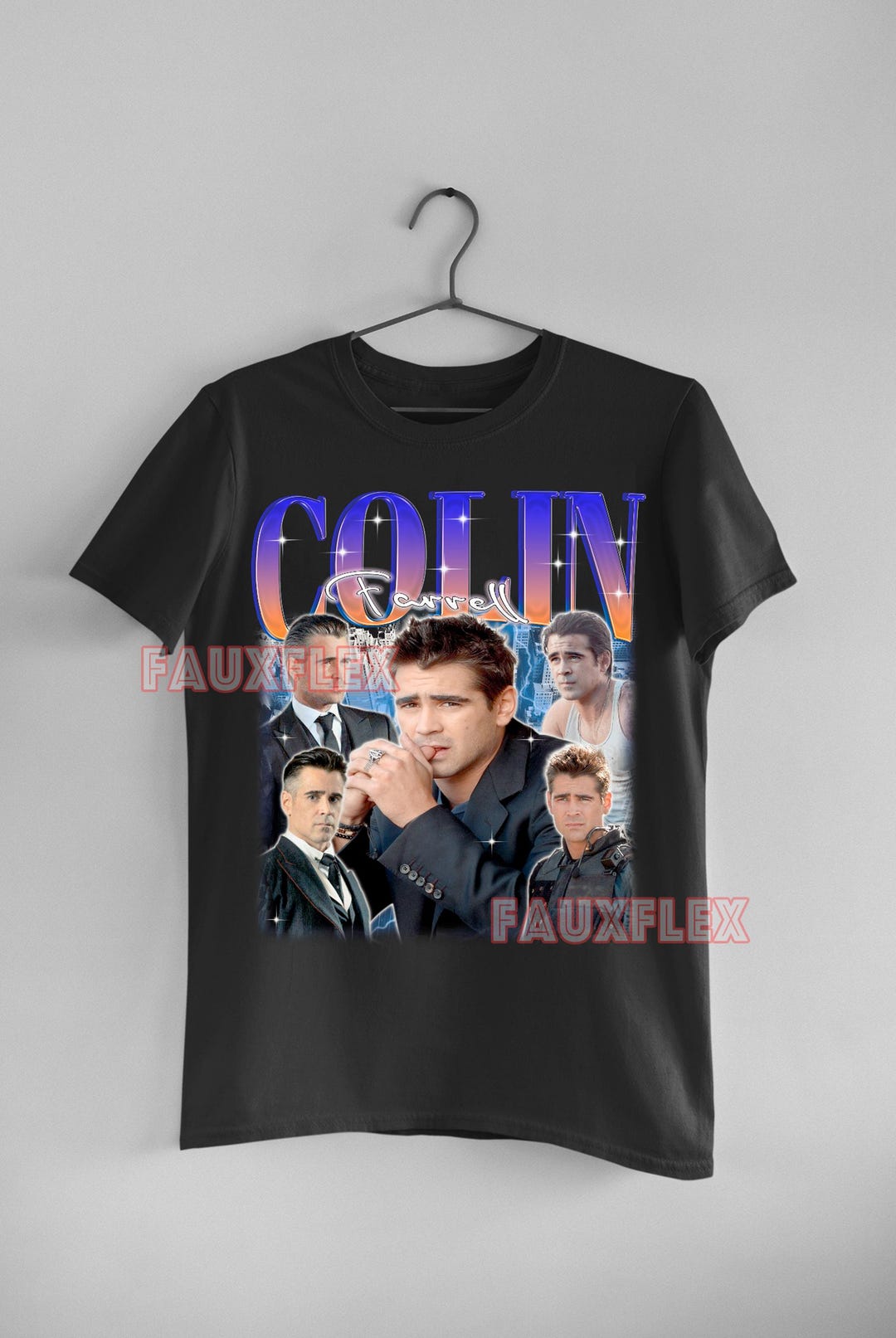 COLIN FARRELL Shirt, Colin Farrell Retro Tshirt, Colin Farrell Vintage ...