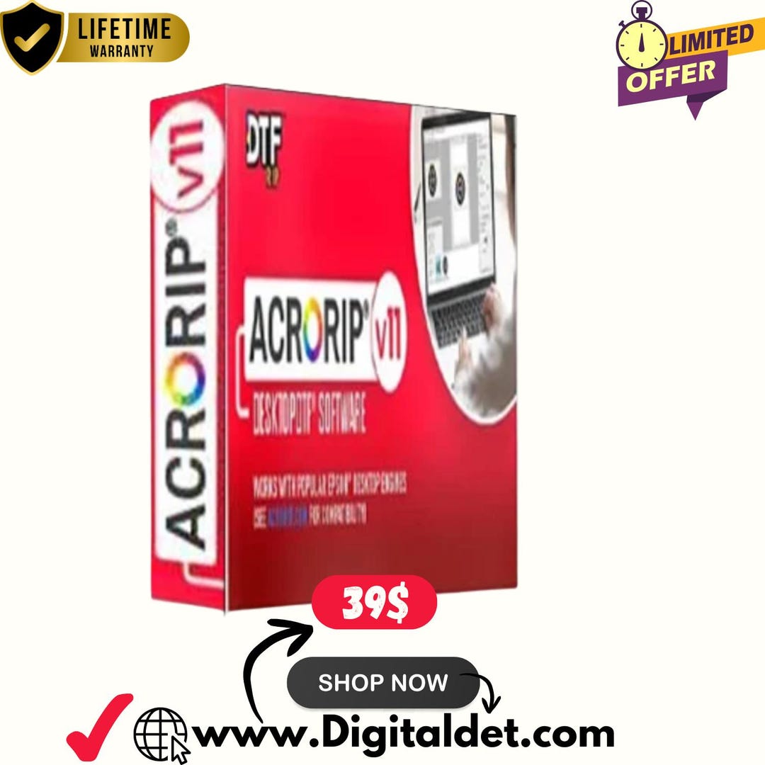 Acrorip V11.2 – the Ultimate RIP Software for DTF & DTG Printing. - Etsy