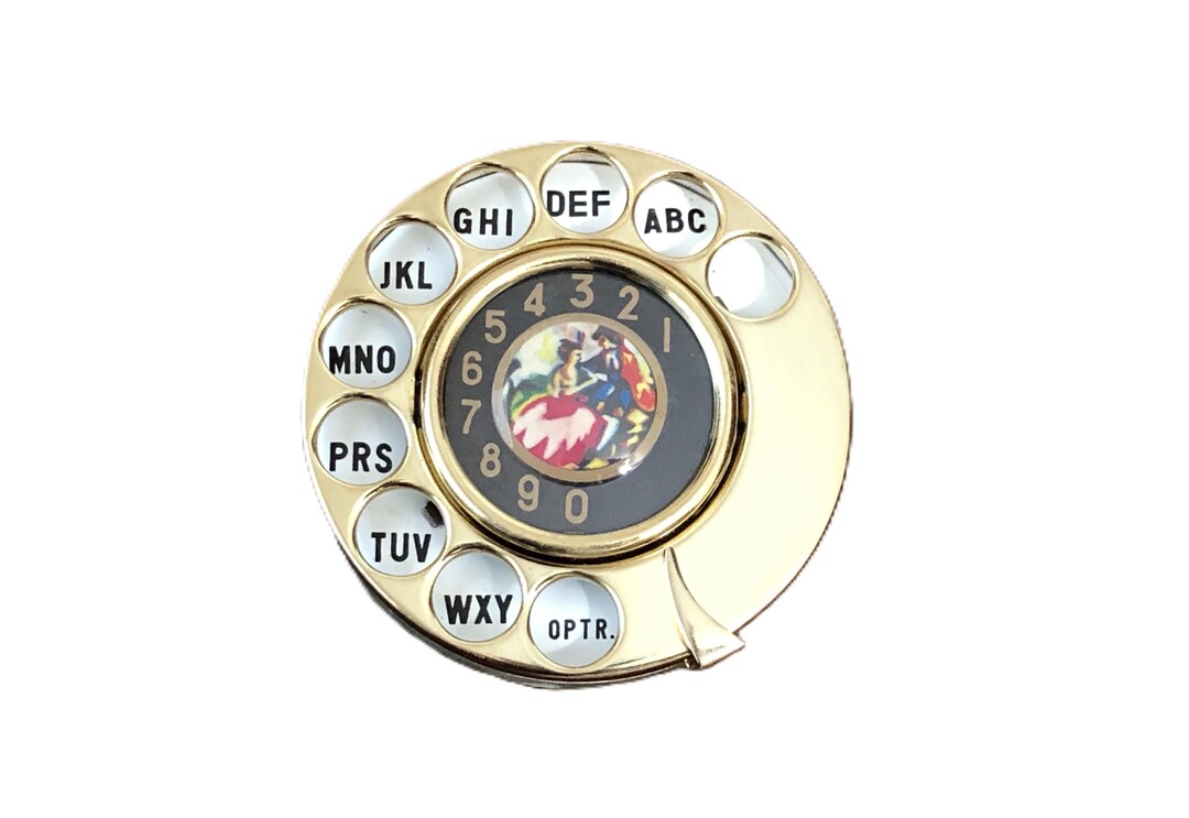 NOS (new Old Stock) Brass Rotary Dial - Etsy