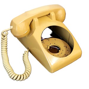 ITT Aged Yellow Telephone Housing - Etsy