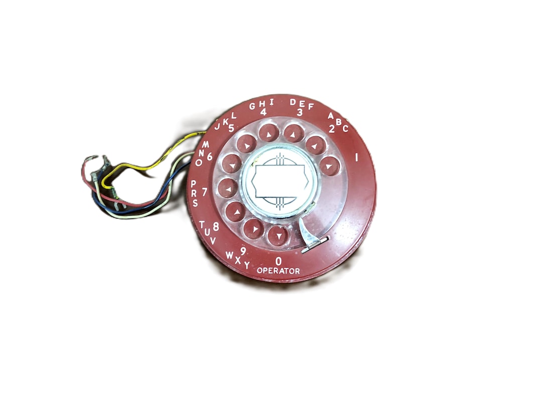Vintage Automatic Electric Red Rotary Dial - Etsy