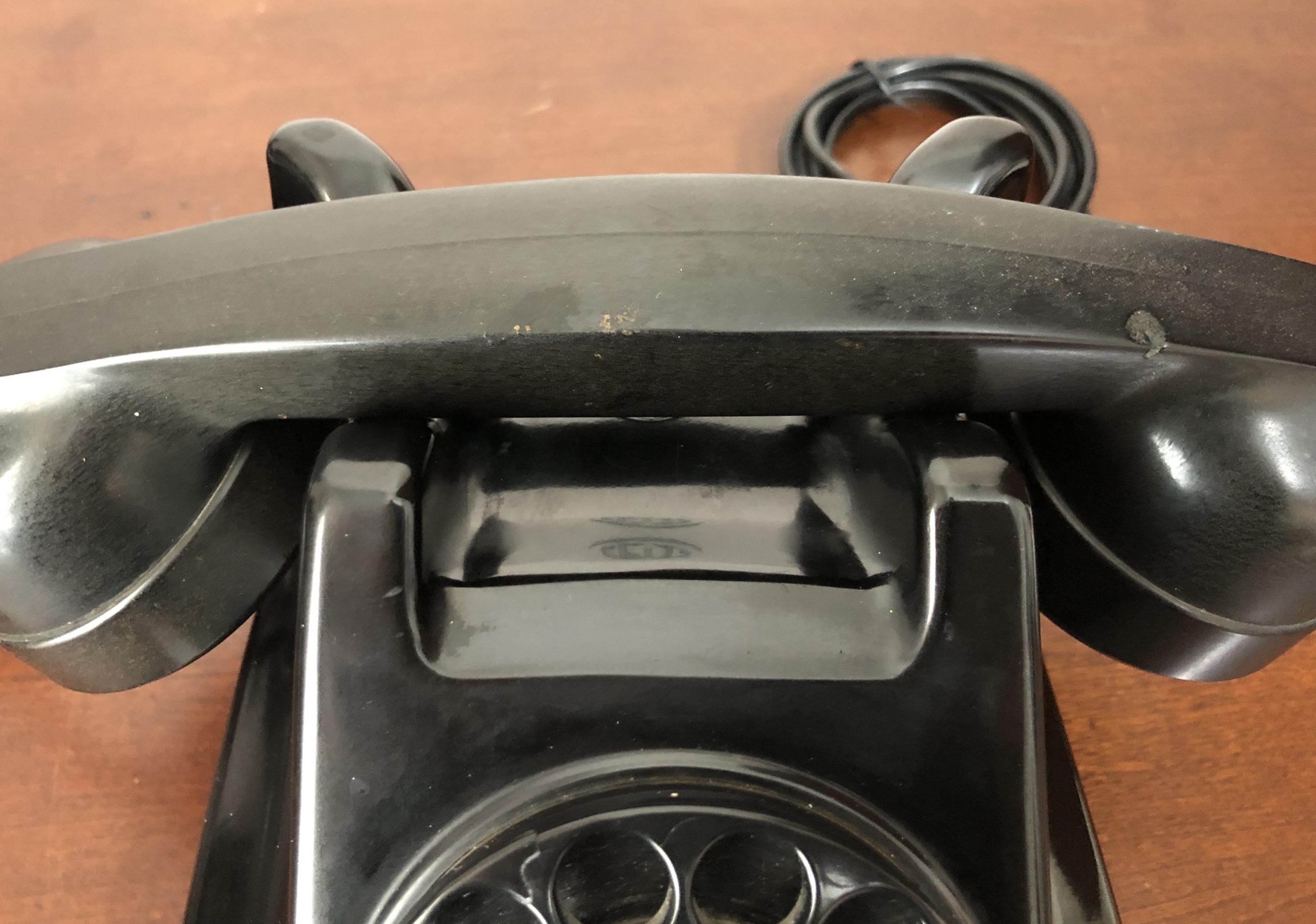Vintage PTT Ericsson Black Rotary Telephone/phone (holland) - Etsy