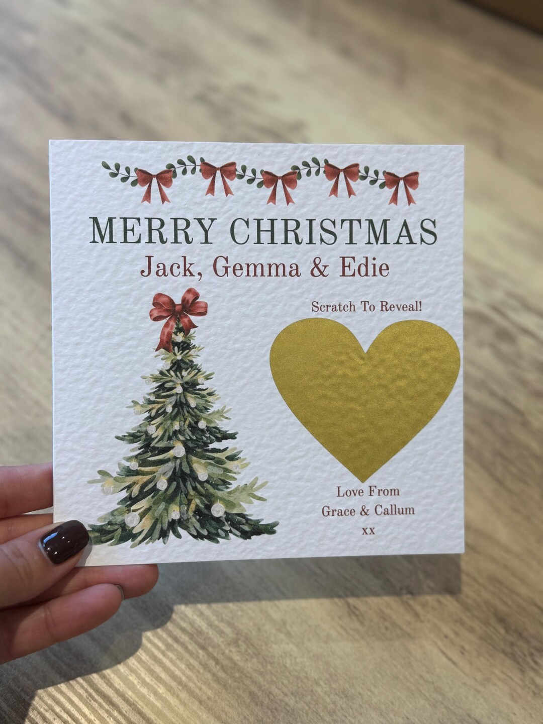 Scratch to Reveal Christmas Card | Scratch to Reveal |scratch to Reveal ...