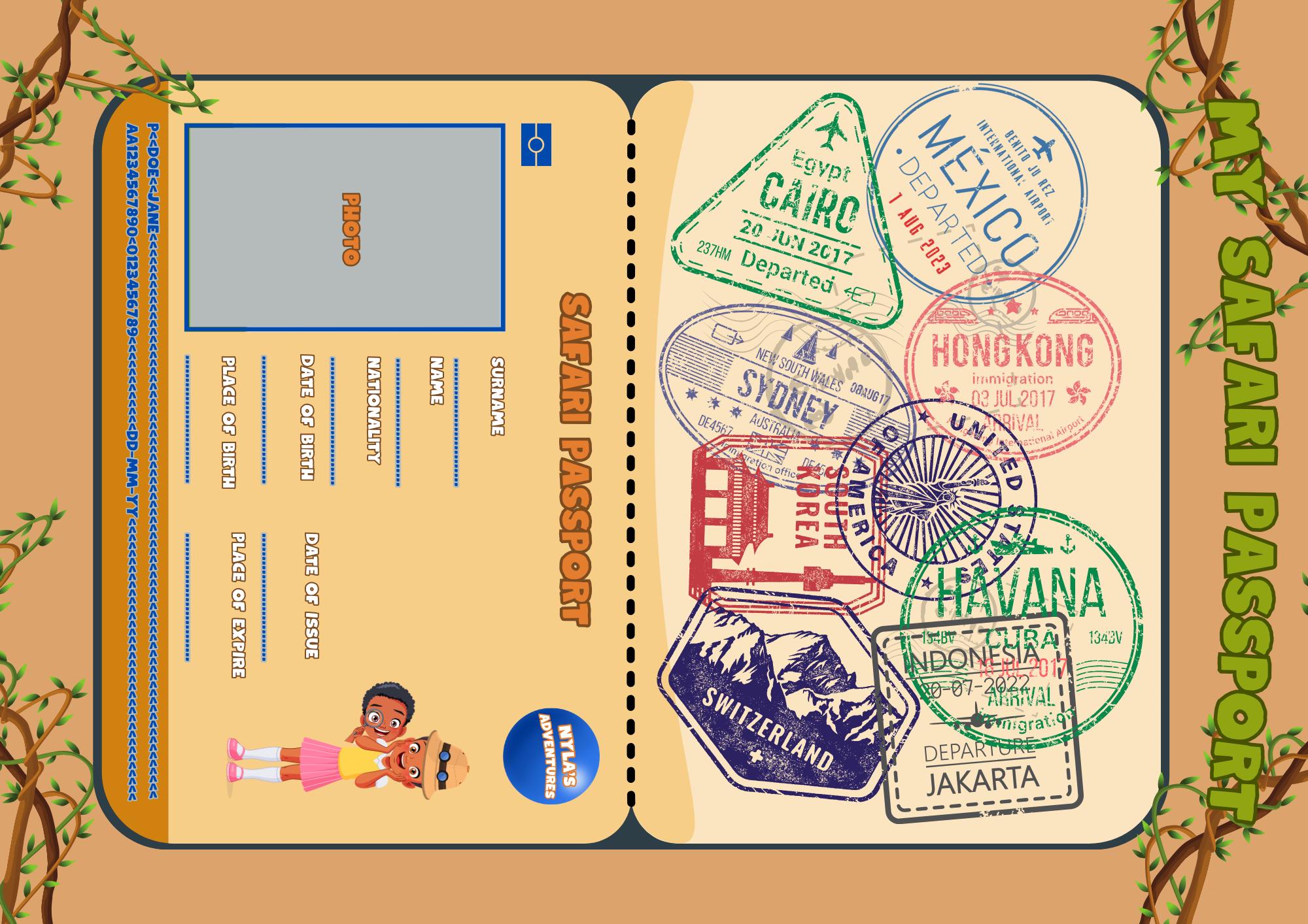 Safari Busy Book Printable for Kids | Animal Learning Activities PDF ...