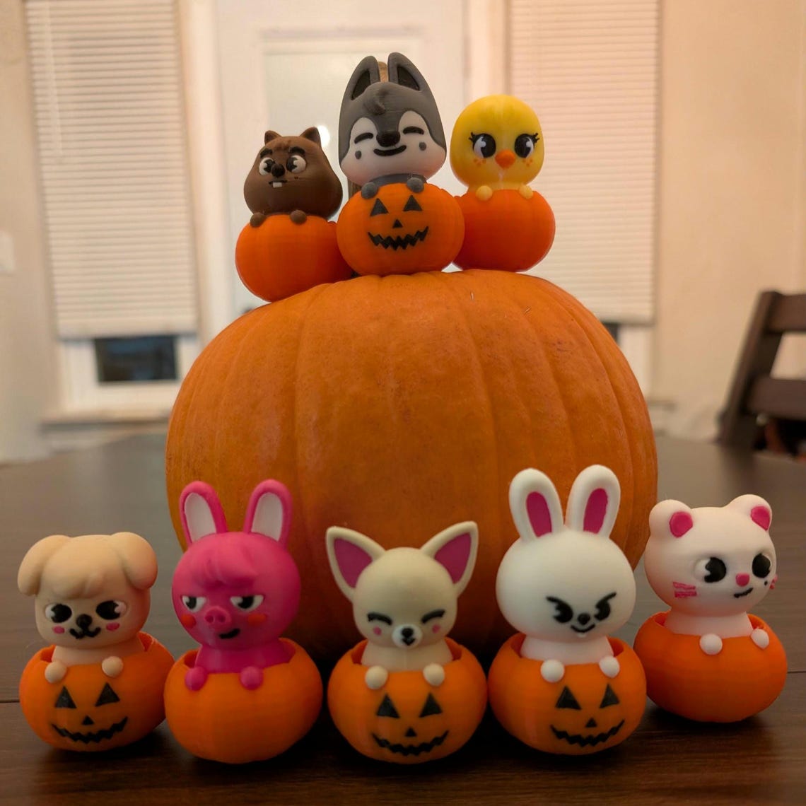 SKZOO Pumpkin | Halloween Jack-o'-lantern Fidget Clickers - Etsy
