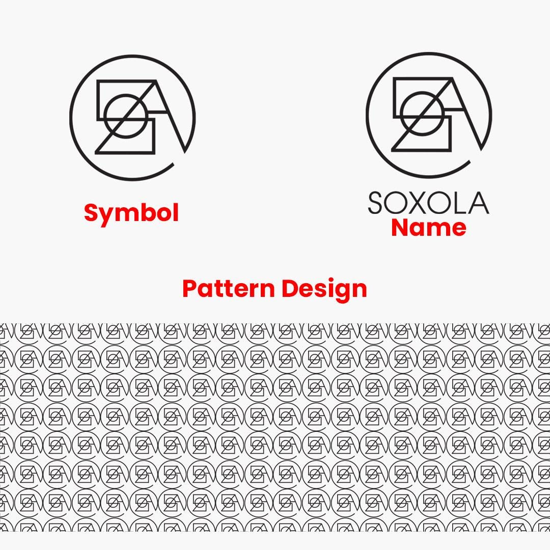 Custom Name Logo Design SVG | Minimalist Tattoo Logo | Geometric ...
