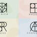 Custom Name Logo Design SVG | Minimalist Tattoo Logo | Geometric ...