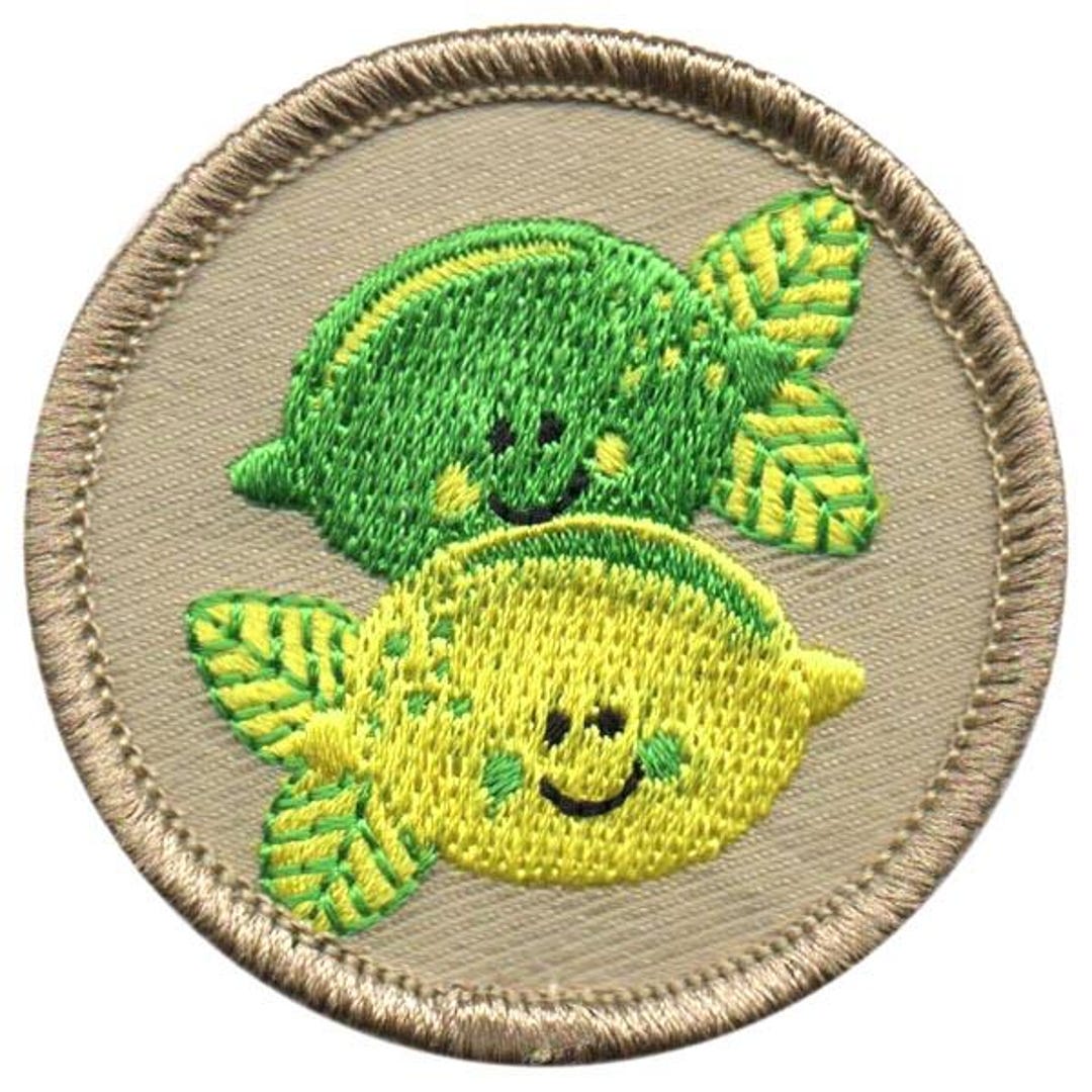 Lemon Lime Patrol BSA Boy Scouts of America Embroidered Iron on Patch ...