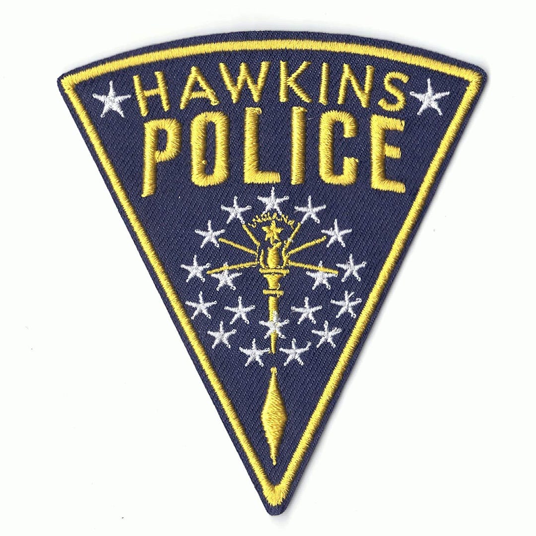 Stranger Things Hawkins Police Badge Embroidered Iron on Patch - Kids ...